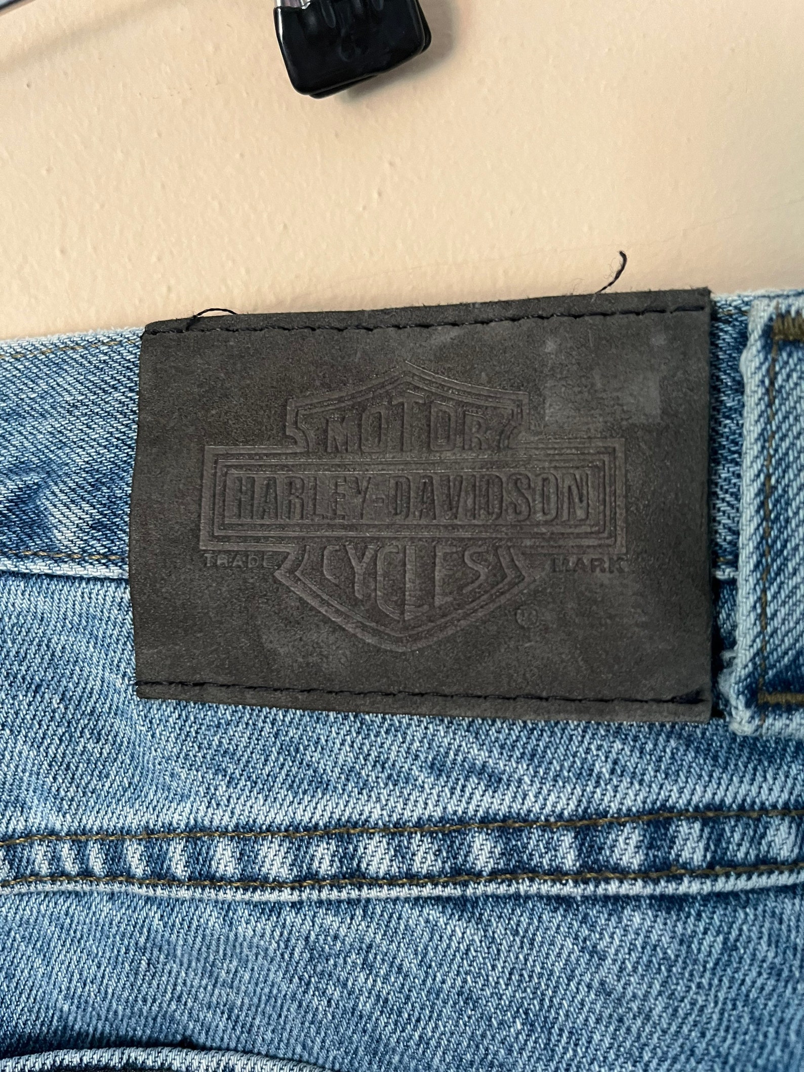 Harley Davison’s Vintage Denim Jeans Motorcycle Pants Womens 12 Long ...