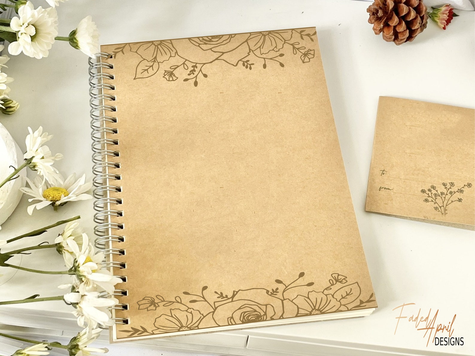 Hand Drawn Floral Split Frame SVG PNG EPS Dxf Vector Cricut Silhouette ...