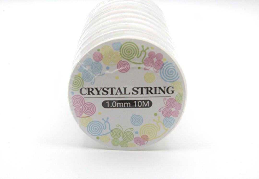 50 Meters (164 Feet) of 1mm Clear Crystal String Thread Elastic Stretch ...