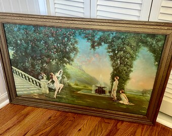 Art Nouveau R. Atkinson Fox Print Lithograph Fantasy Spirit of Youth ...