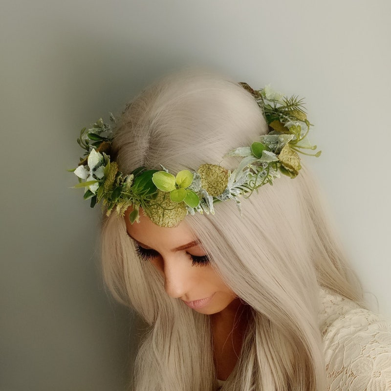 Green Leaf Crown - Etsy