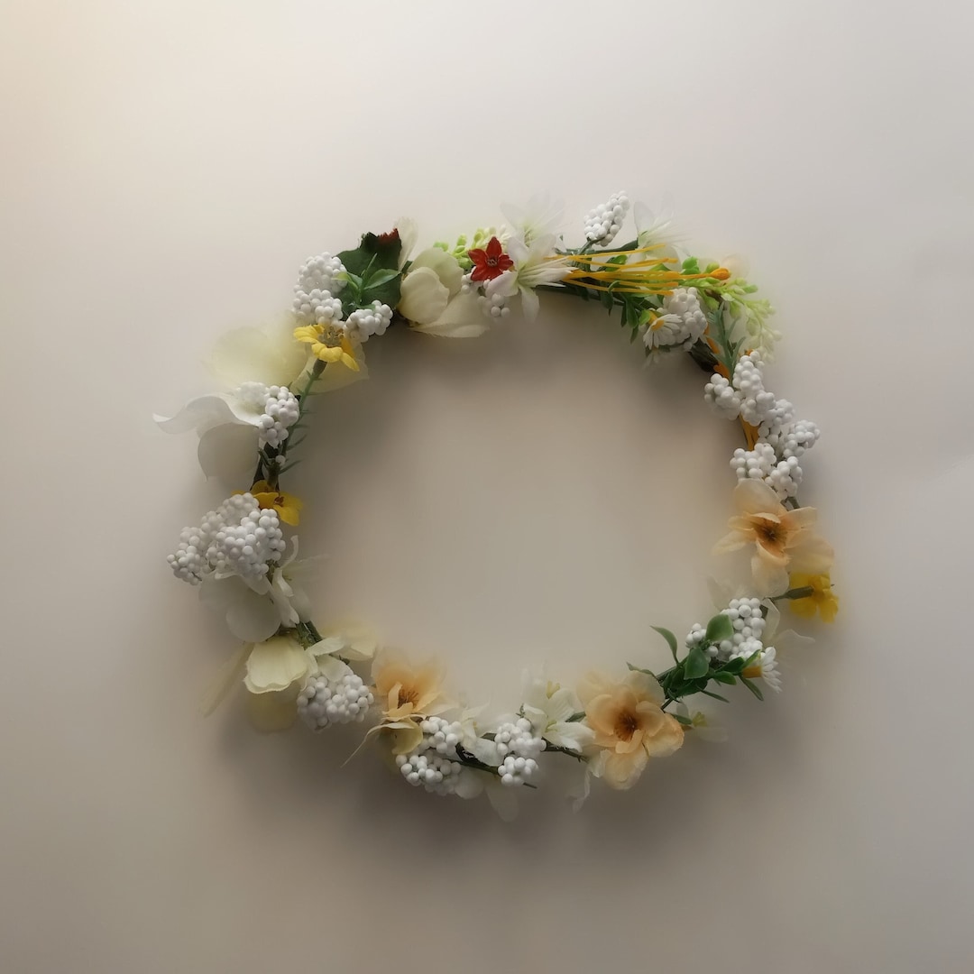 Rustic Flower Crown, Floral Crown, Flower Headpiece, Flower Crowns - Etsy
