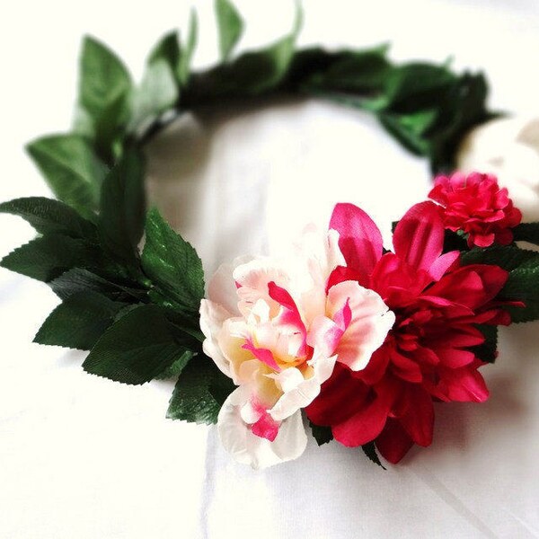 Floral Head Wreath - Etsy