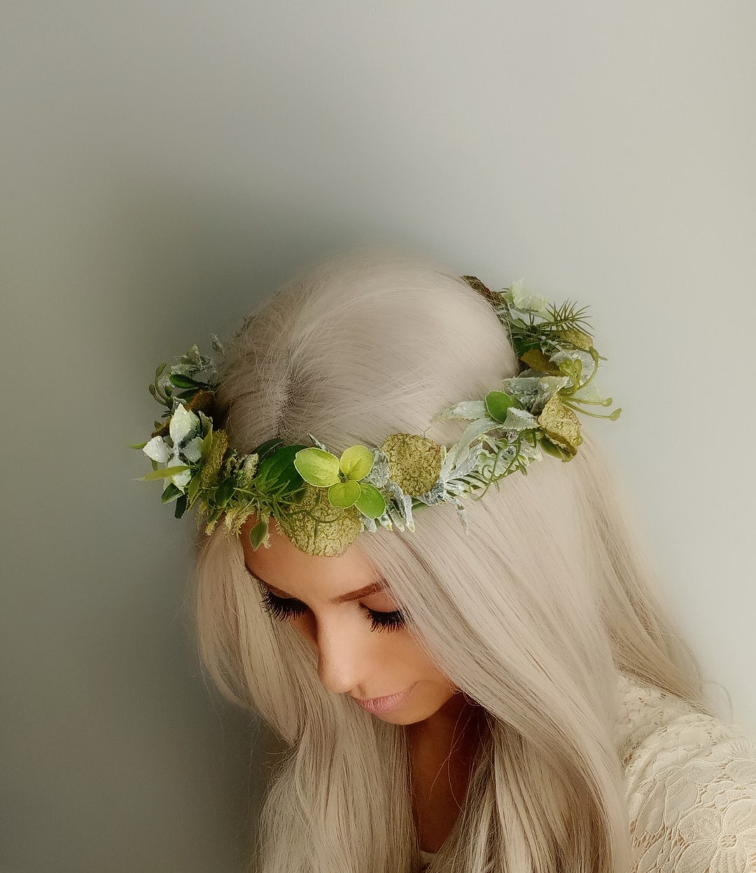 Rustic Crown, Leaf Crown, Woodland Crown - Etsy