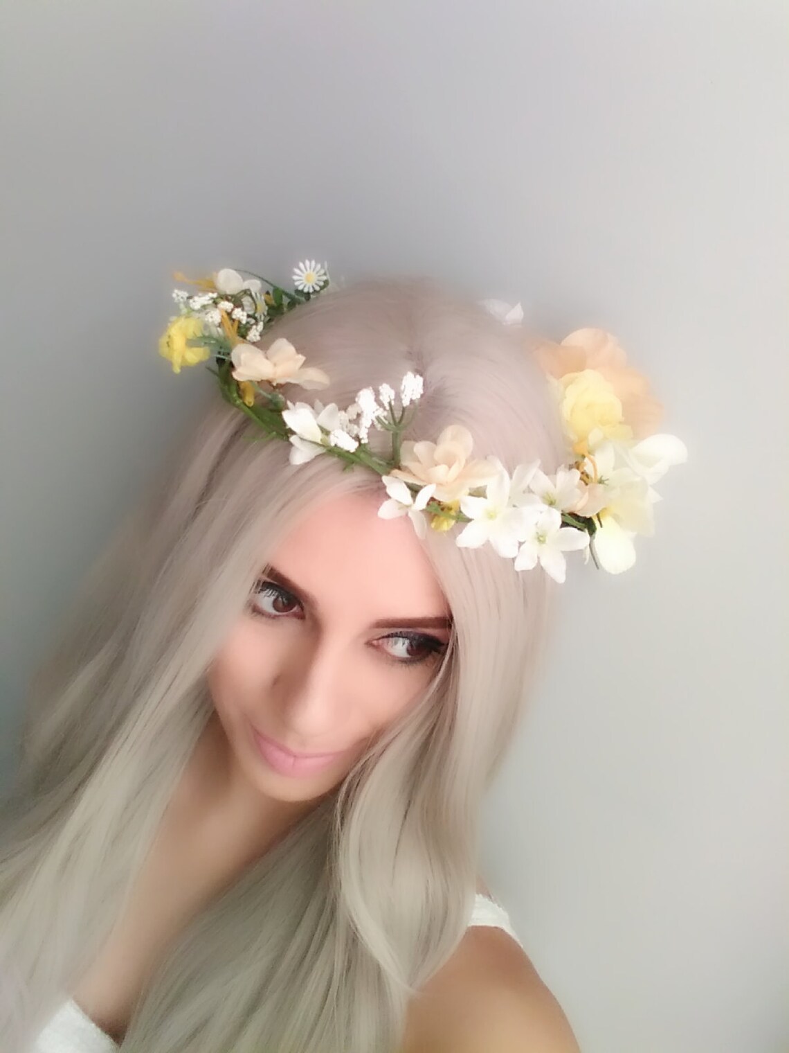 Rustic Flower Crown Floral Crown Flower Headpiece Flower | Etsy