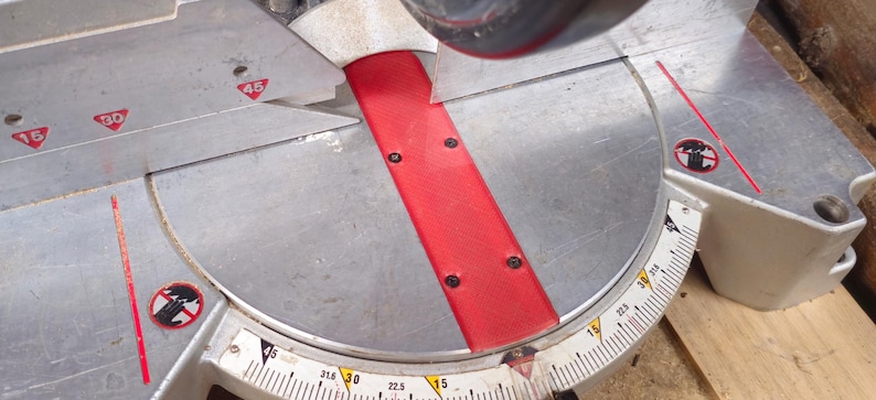 Zero Clearance Throat Plate Insert - Craftsman 315 Miter Saws. READ ...