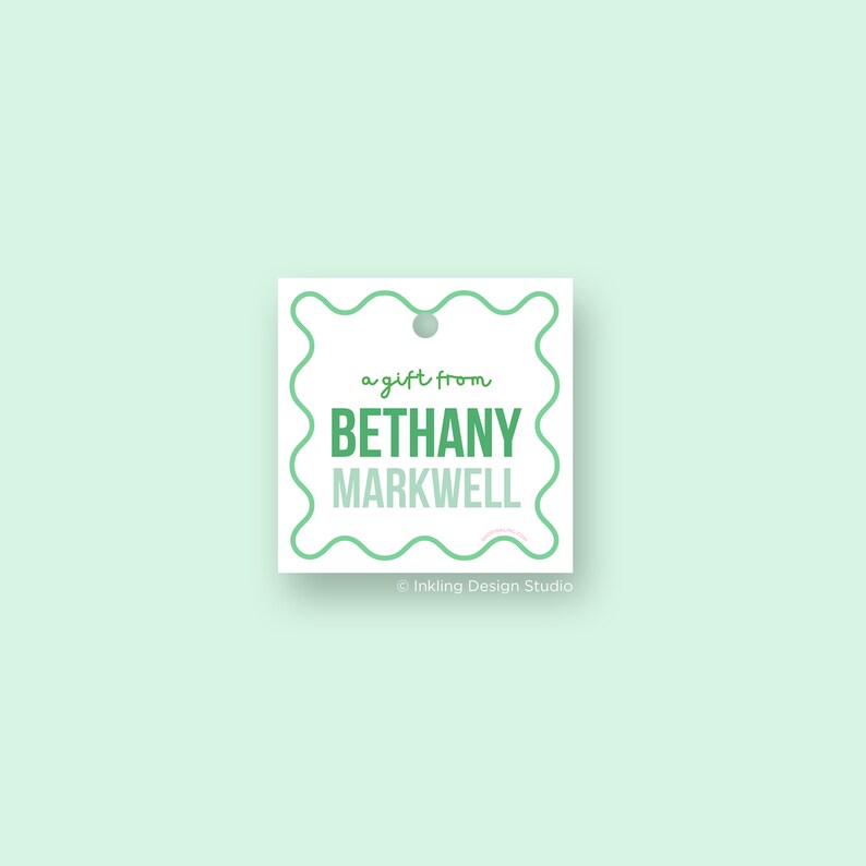 Canva Template Happy Birthday Wavy Frame Scalloped Kids Birthday Gift ...