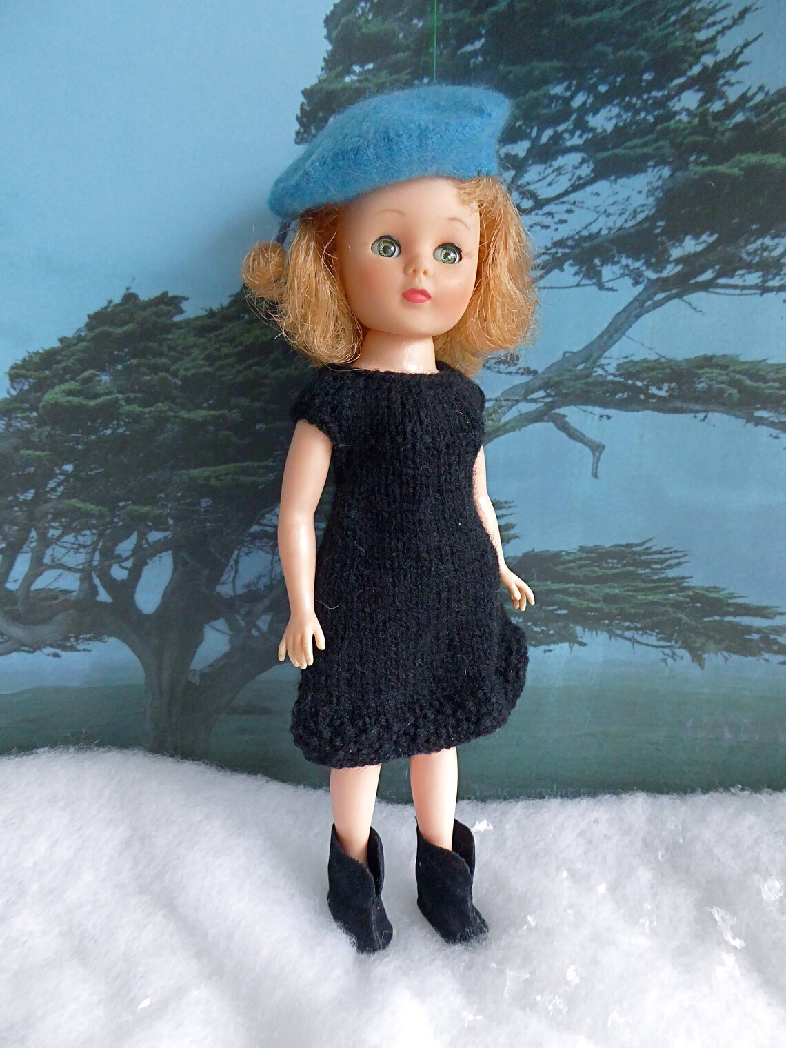 HANDMADE DOLL CAPE and Matching Beret - Seriously Stunning for 10-11in ...