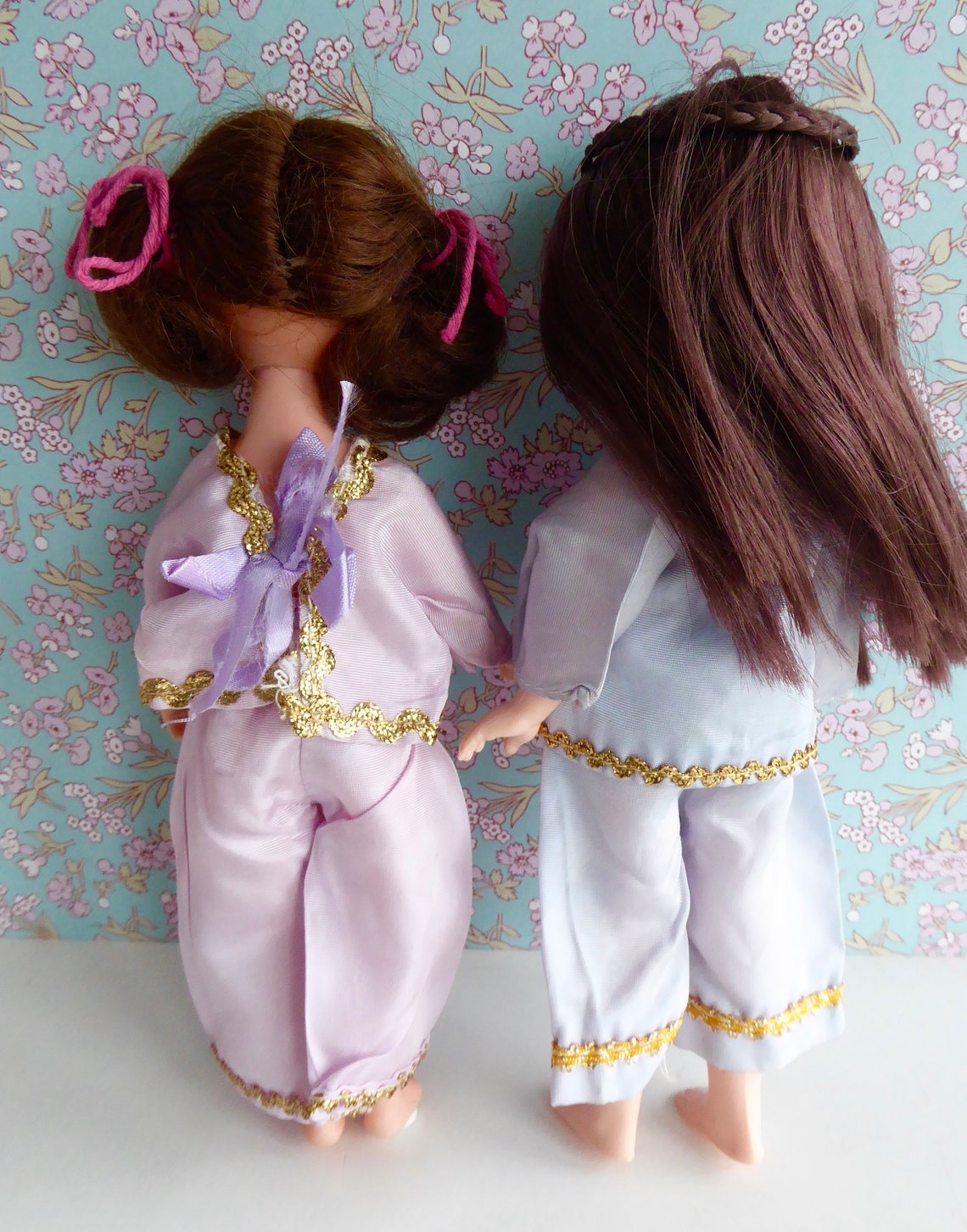 1950s GINNY DOLL PYJAMAS or Loungewear in Pale Taffeta a - Etsy