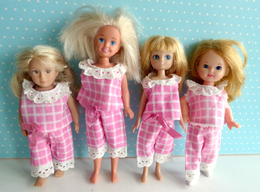 Original AMANDA JANE PINK Play Clothes Set or Pj's for 7-9in/16-21cm ...