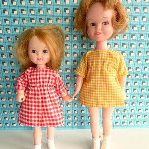 Original 70s AMANDA JANE DRESS - a Gingham Basic for Slender 6-8in/14 ...