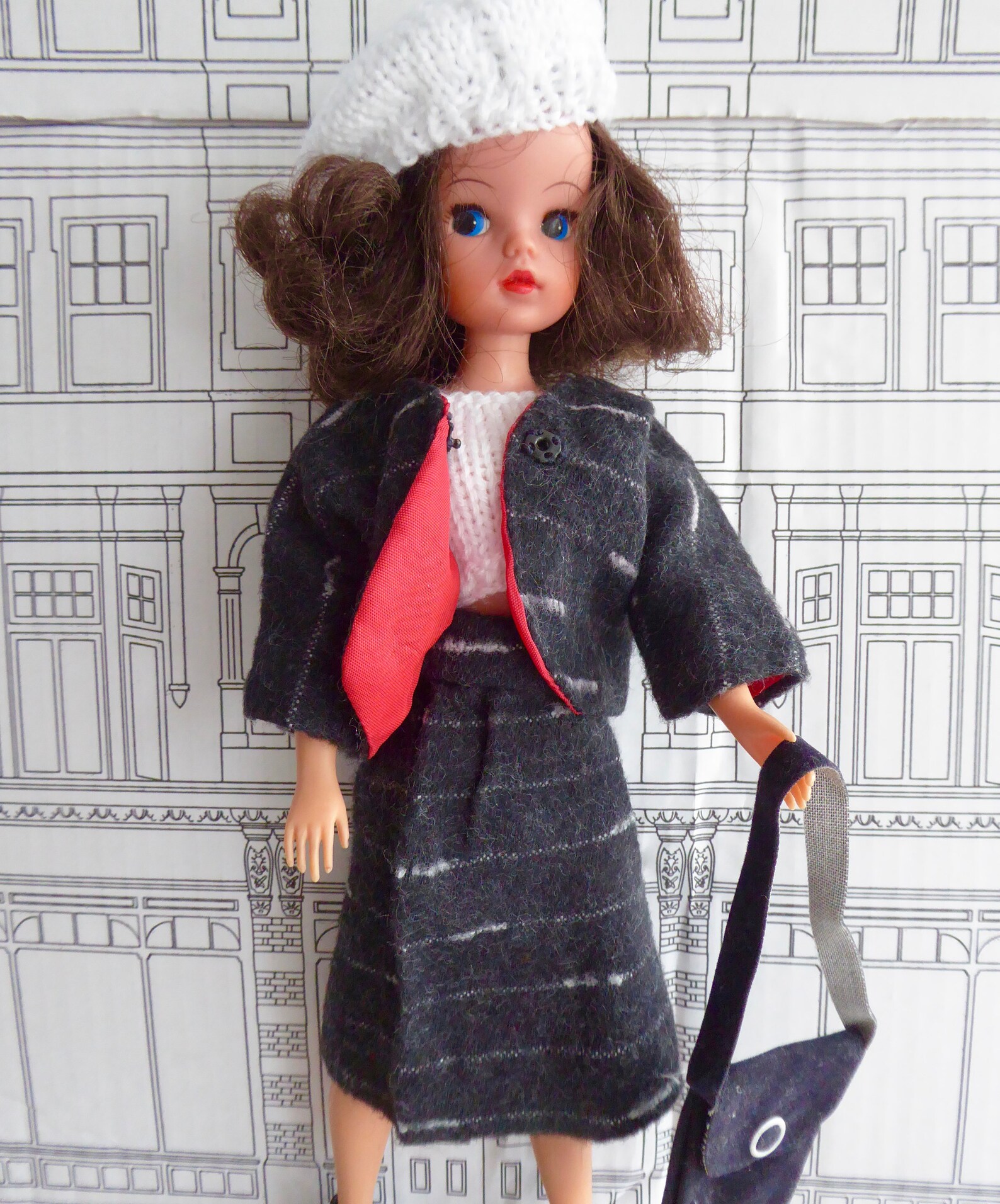 5 Piece FASHION DOLL OUTFIT Handmade Vintage and Very Chic - Etsy UK