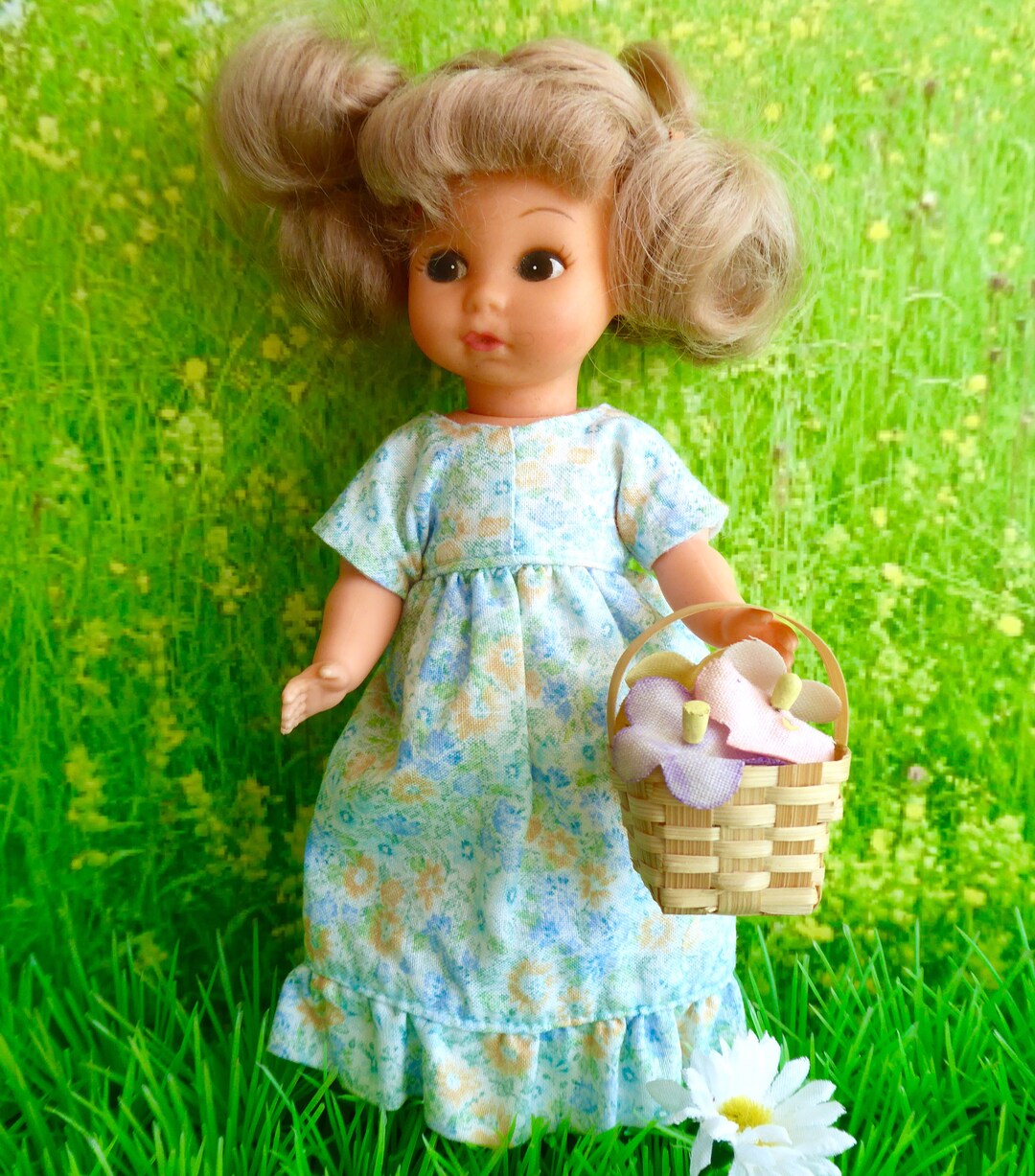 1980s AMANDA JANE DRESS - Delightful on Slender 7-8in/16-20cm Dolls ...