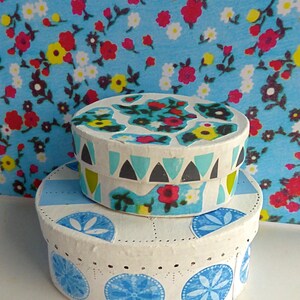 Bright Blue Dressing Room With WARDROBE and HAT BOXES for 7"-10" Dolls ...