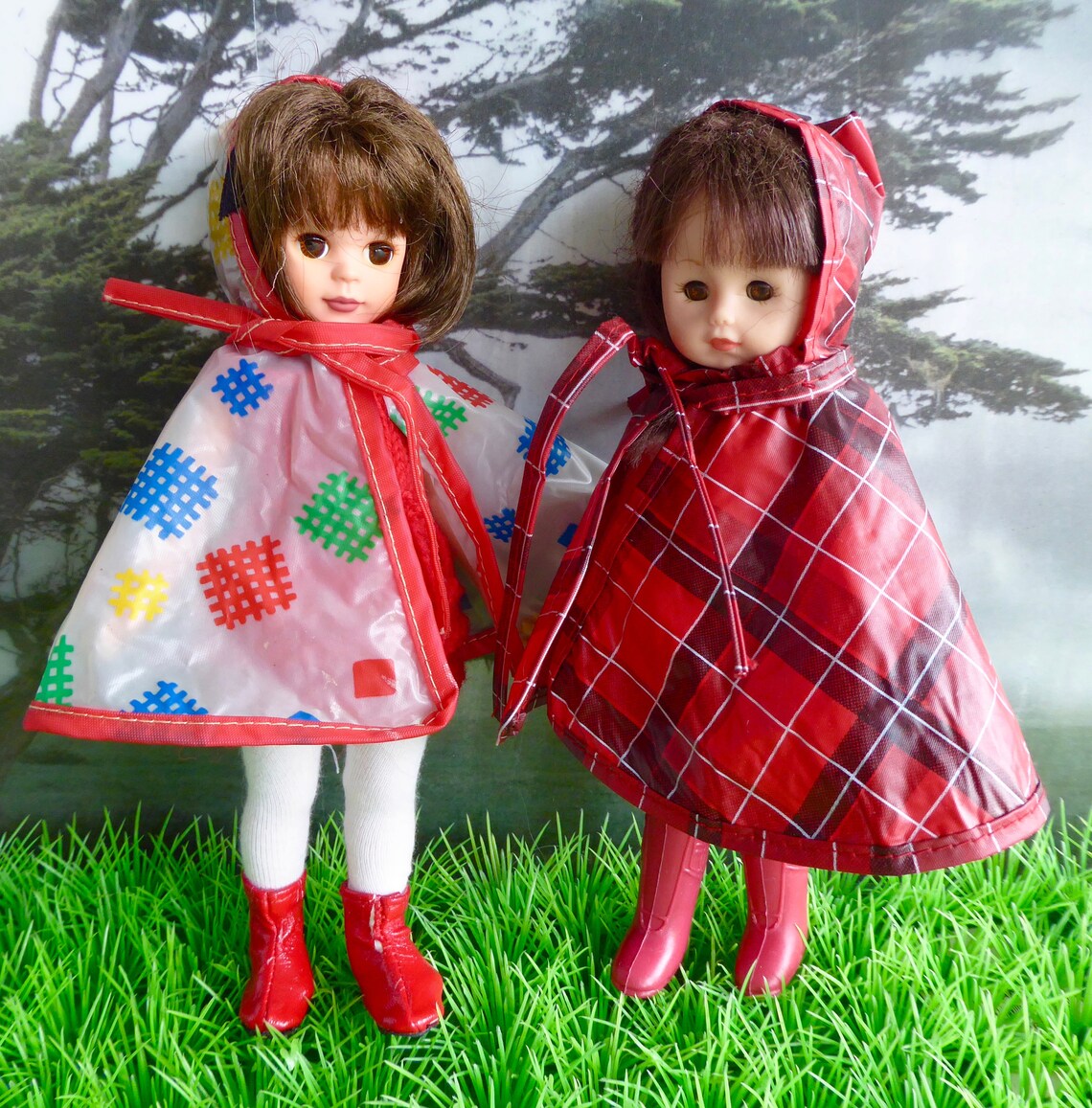Vintage PLASTIC RAIN CAPE for 79/16-20cm Dolls - Etsy UK