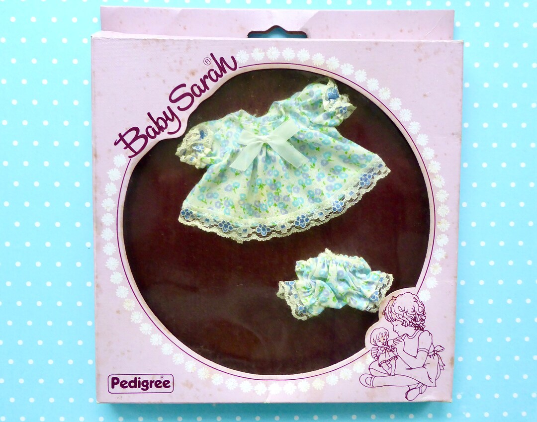 Original PEDIGREE BABY SARAH Doll Dress Andmatching Panties for 6inch ...