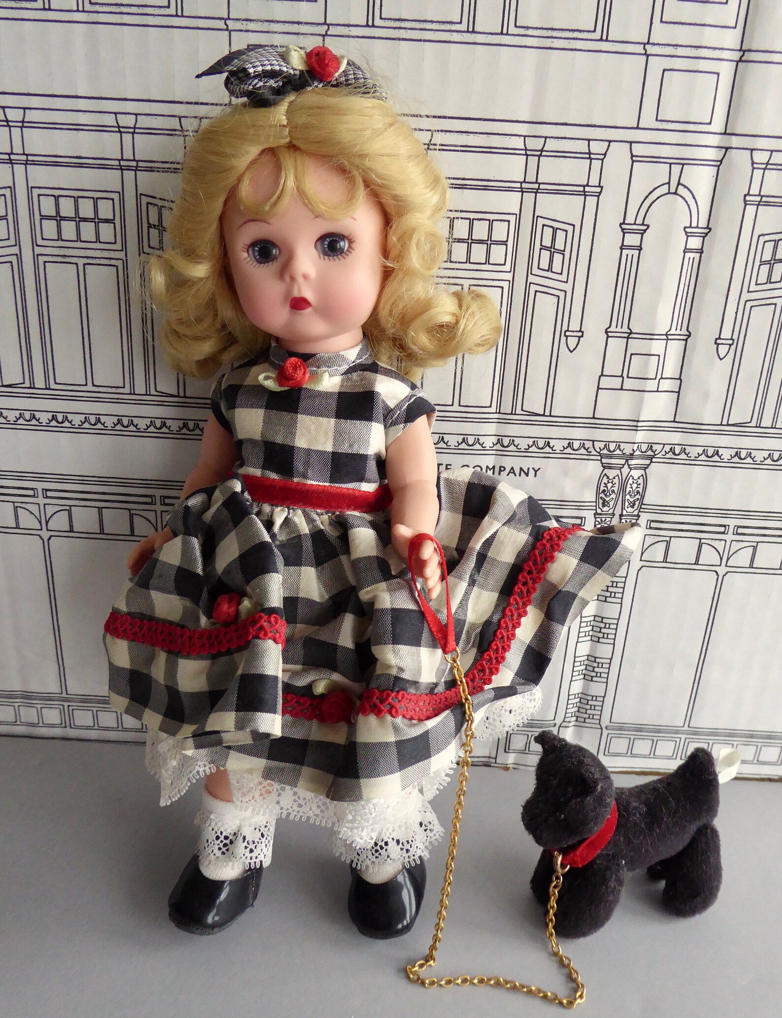 Vintage MADAME ALEXANDER DOLL - "puppy Love", an 8in/20cm Doll in a ...