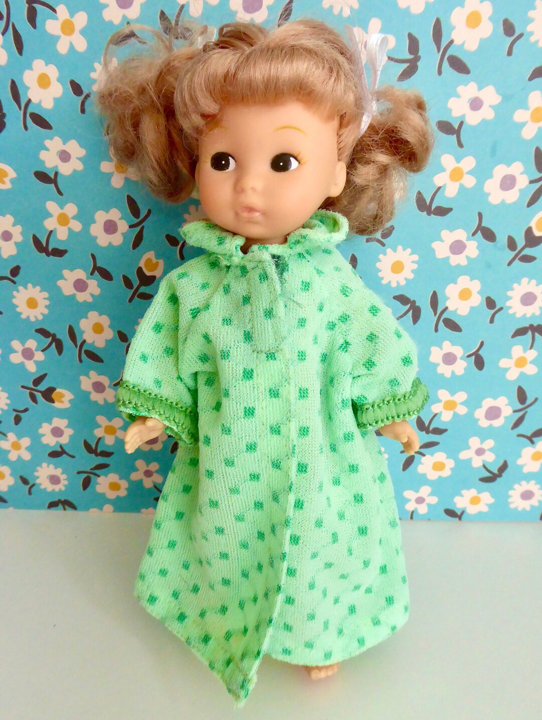 Original Amanda Jane DRESSING GOWN/ROBE, for 7-8in/16-19cm Dolls Like ...