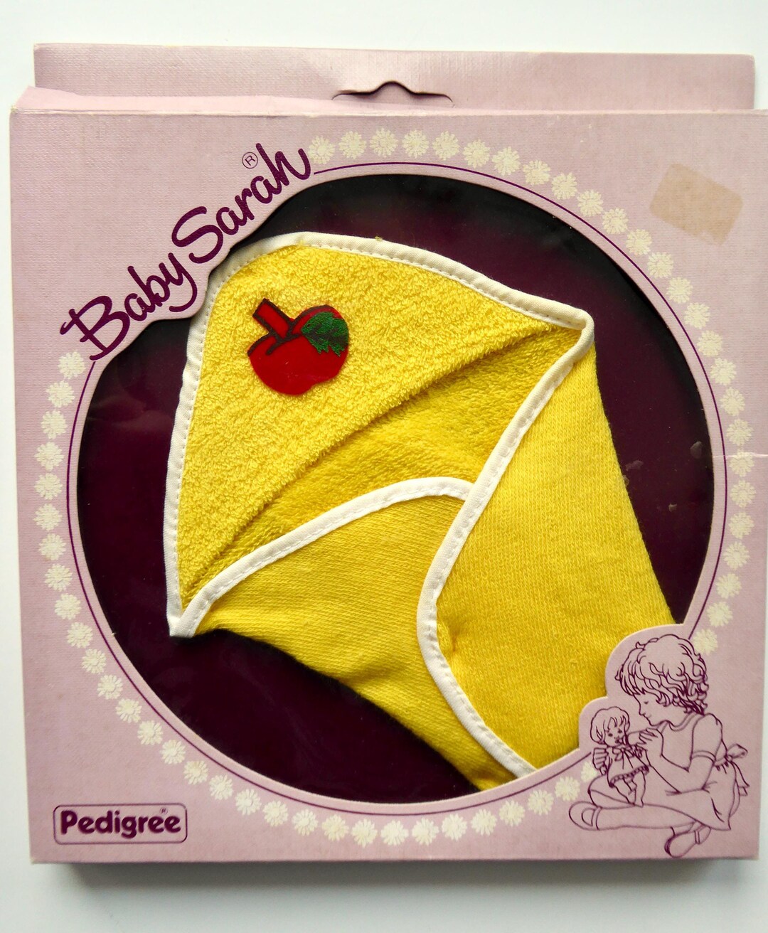 Boxed!! BABY DOLL TOWEL, Designed for Pedigree Baby Sarah Doll, but ...
