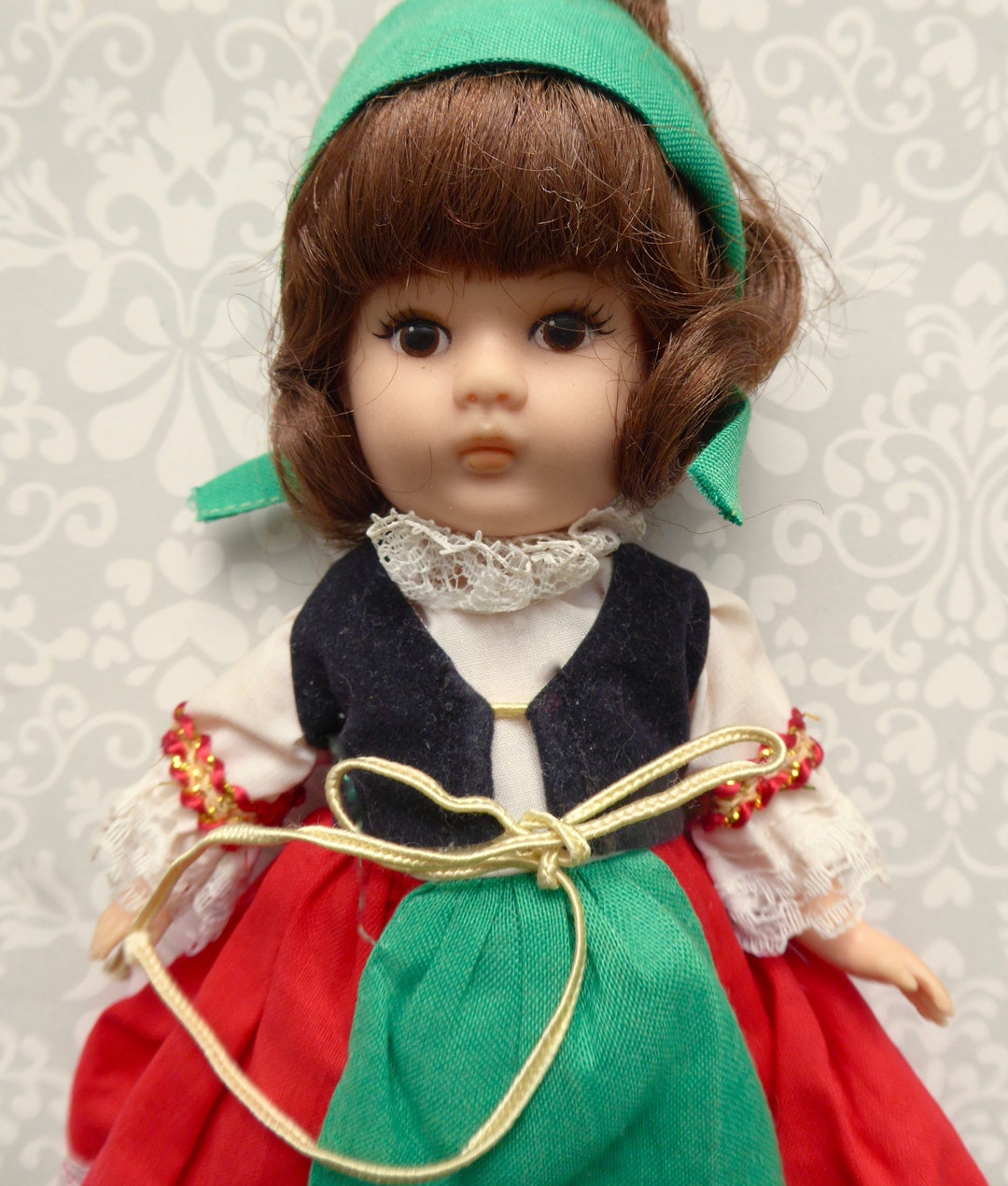 Reduced 1980s GINNY-TYPE DOLL Dressed in Italian Folk Costume, Complete ...