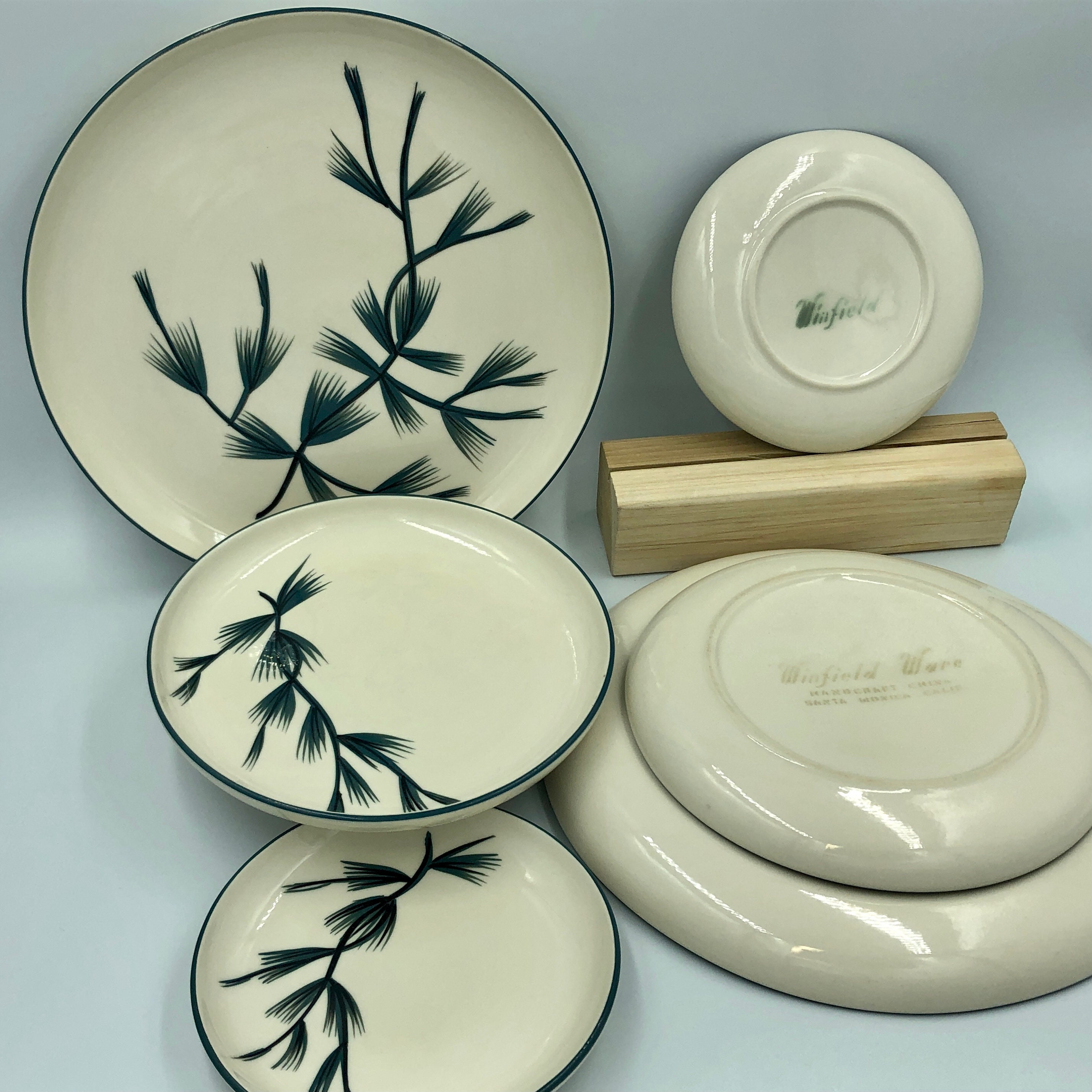 Vintage WINFIELD WARE Santa Monica California DINNERWARE - 3 Different ...
