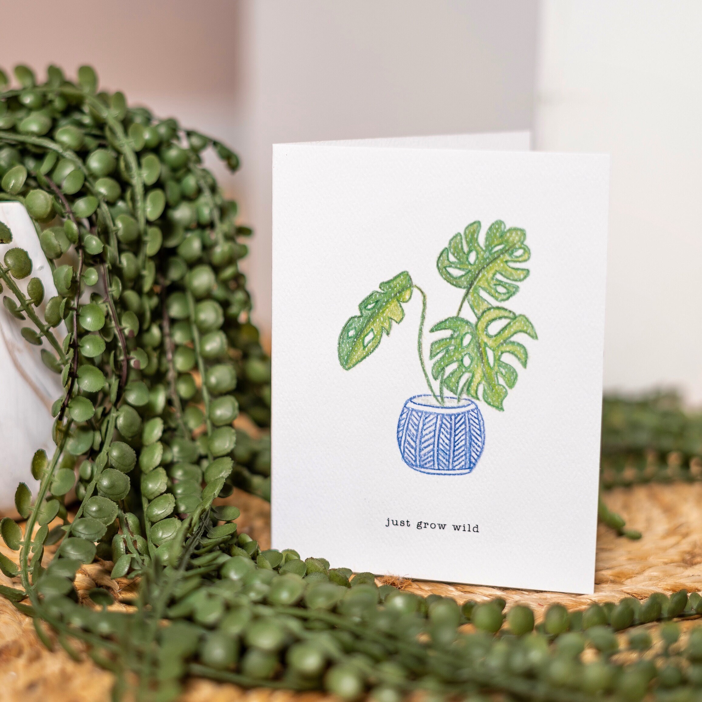 Plant Obsession Note Card Set of 8 - Etsy