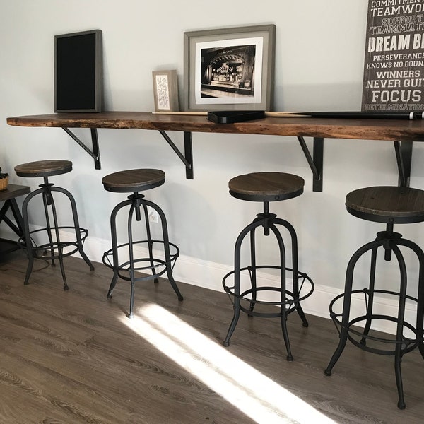 Live Edge Slab Bar - Etsy