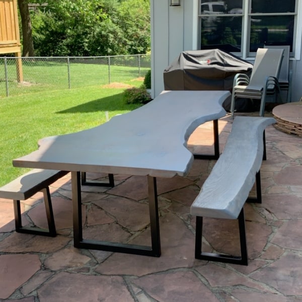 Outdoor Slab Table - Etsy