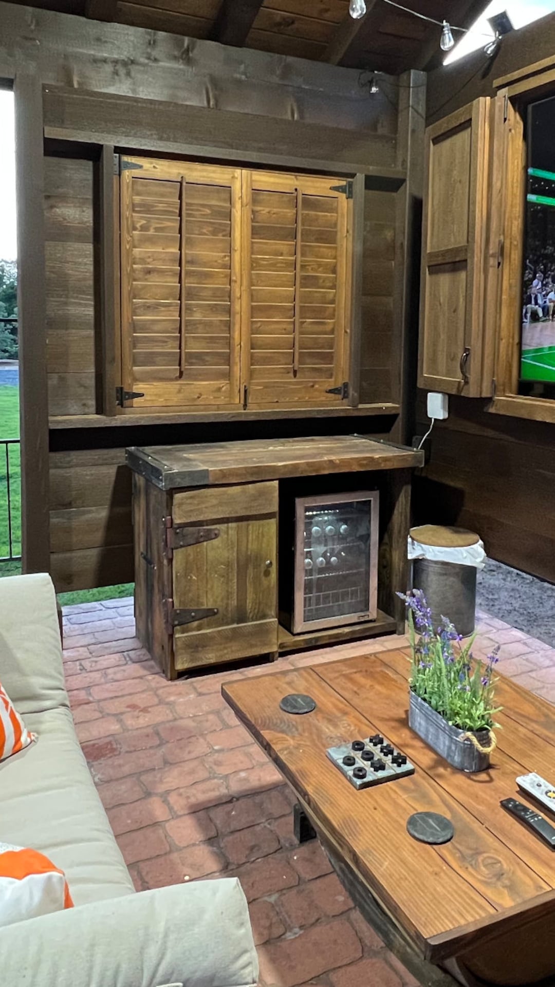 Custom Rustic-aged Wood Entertainment Center Indoor/outdoor - Etsy