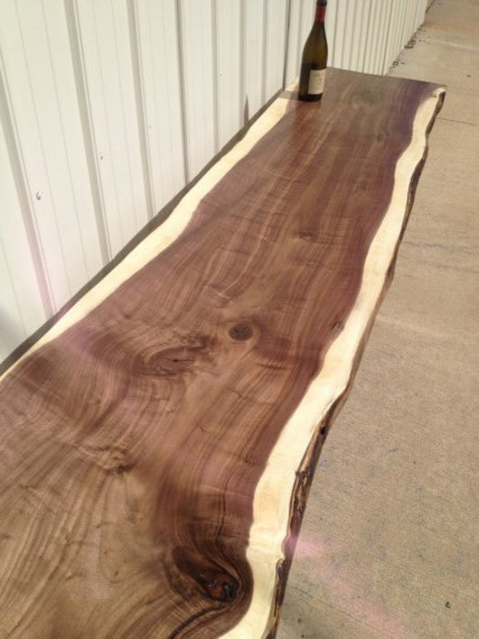 Large Fully Finished Walnut Live Edge Slabs - Etsy