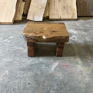 Live Edge Step Stool - Etsy