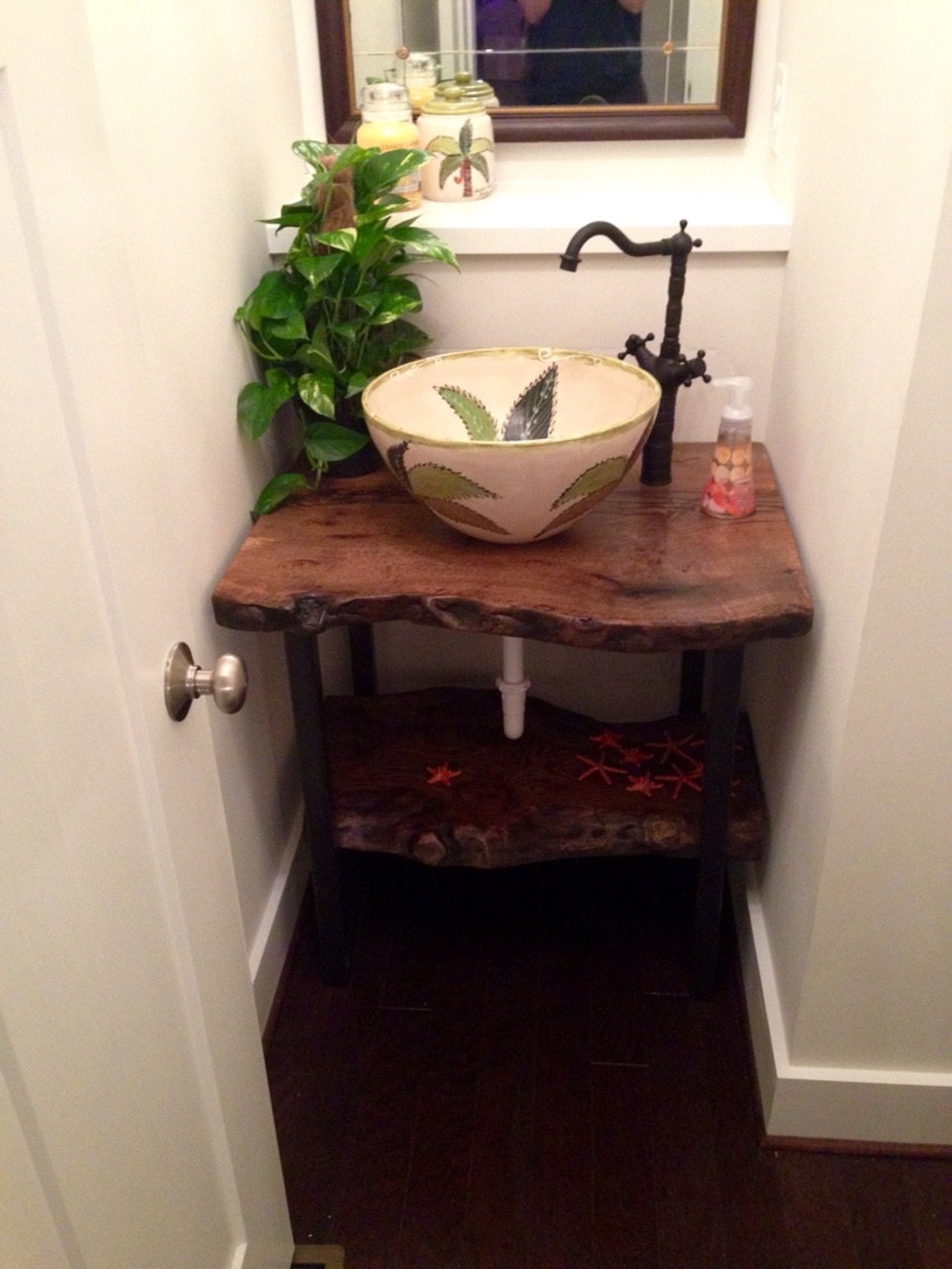 Live Edge Vanity/counter Tops Made From Hardwoods (walnut, Elm, Oak ...