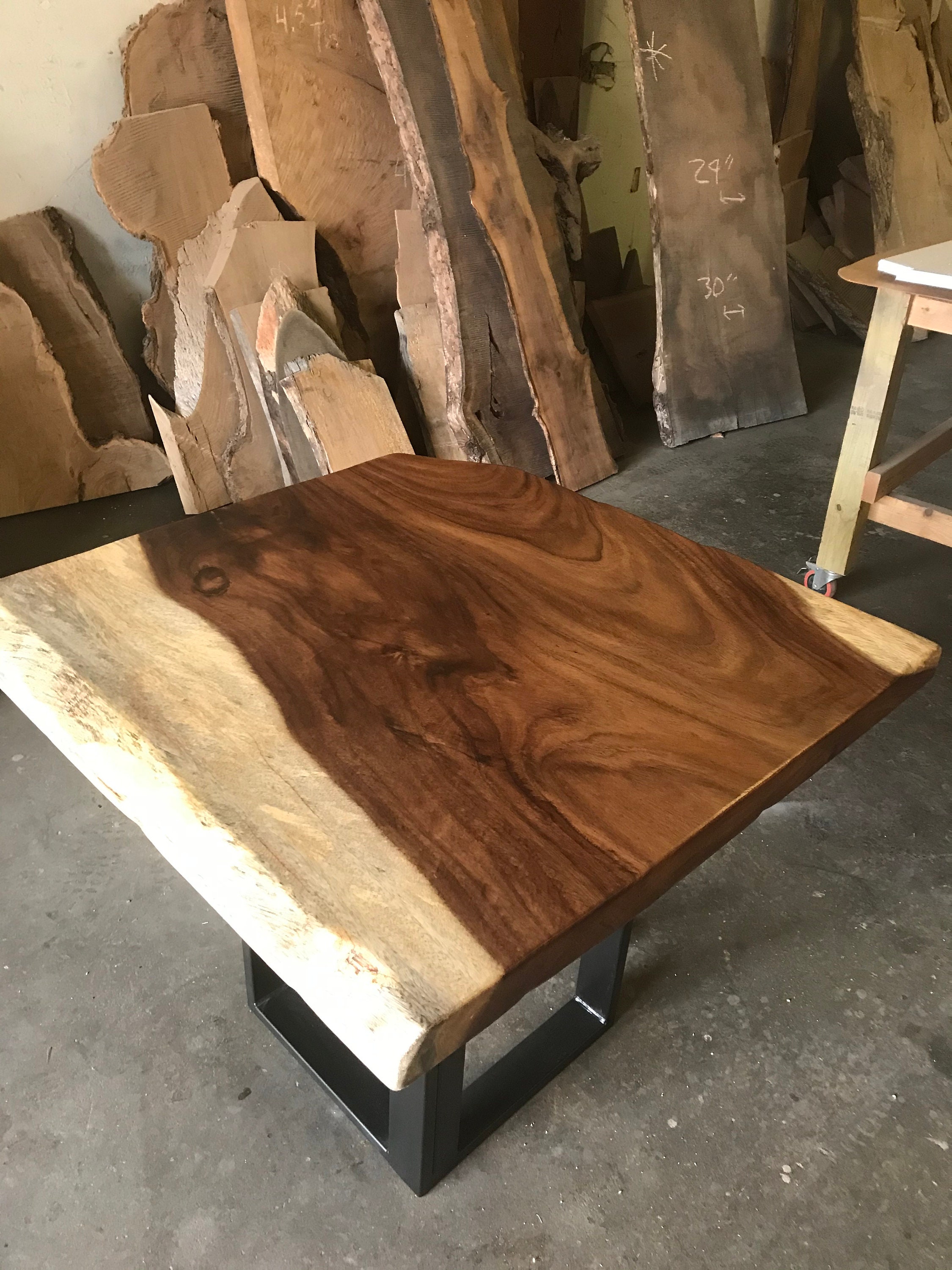 Slab Tables the Hot 'n Spicy Exotic Square Shaped | Etsy