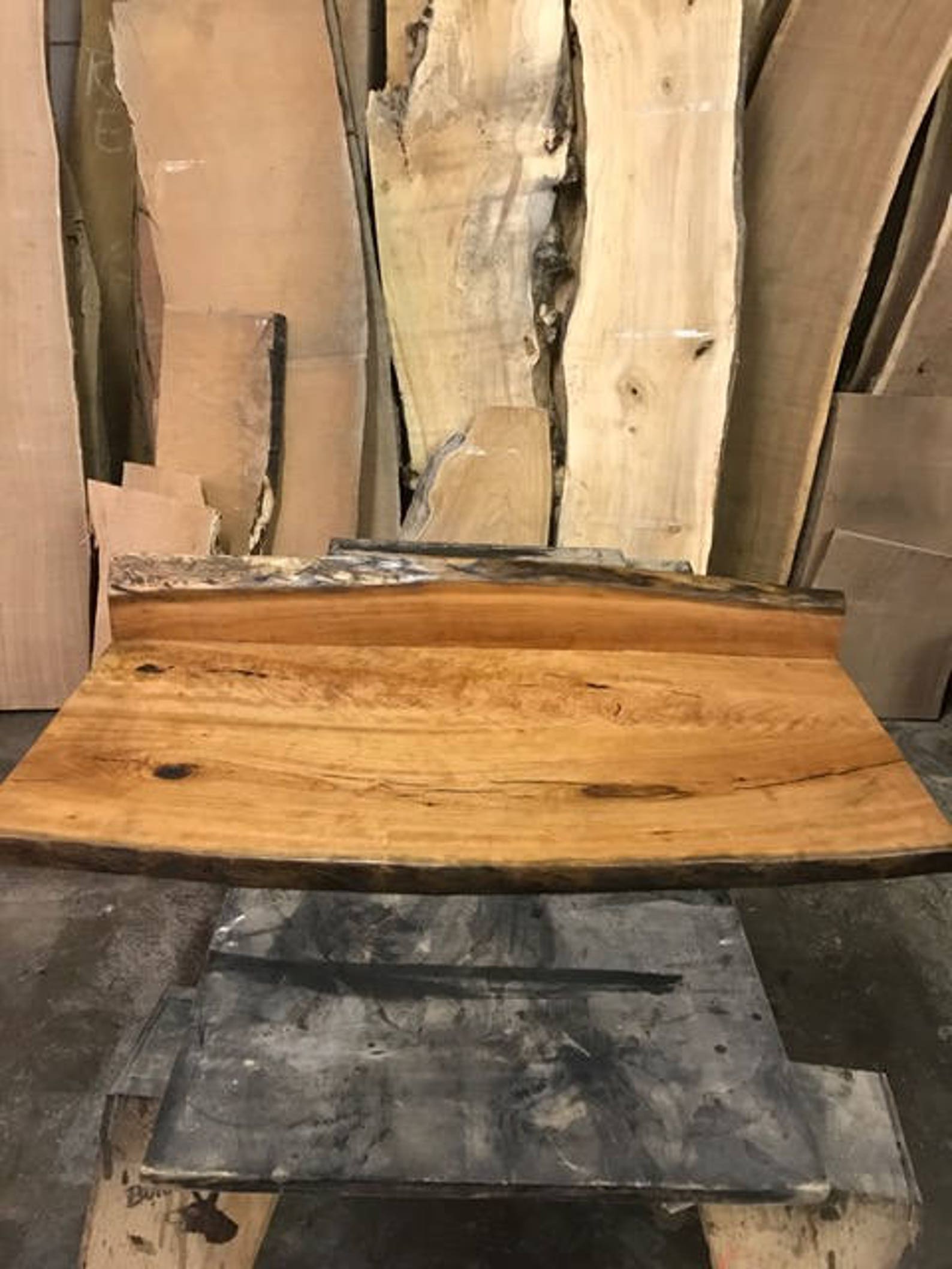 Live Edge Vanity/counter Tops Made From Hardwoods (walnut, Elm, Oak ...