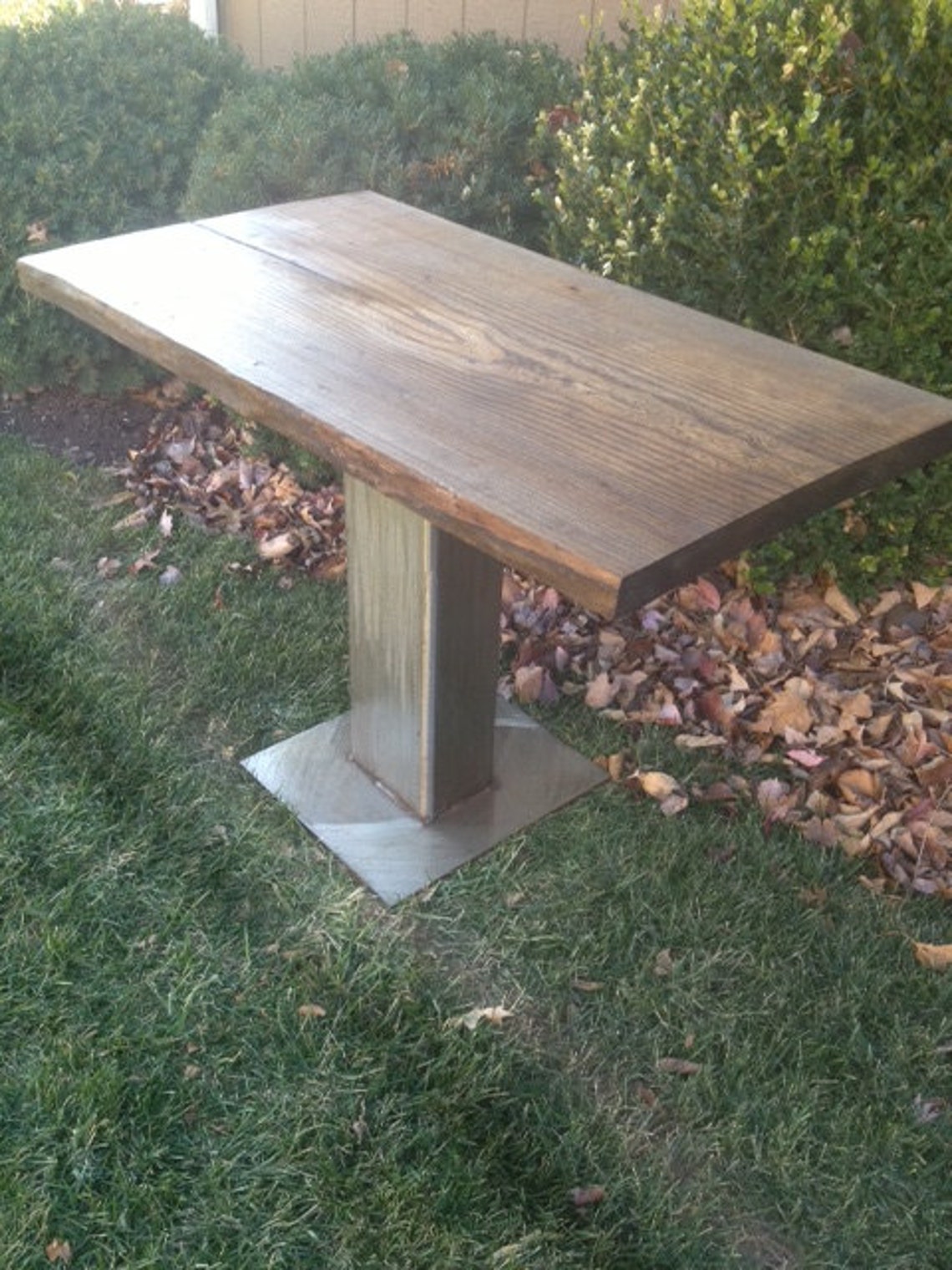 Table Base Pedestal Industrial Style Rectangular or Circular - Etsy