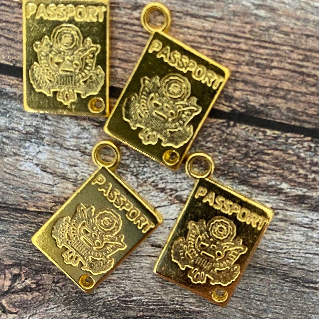 1/5/10 Passport Charms Anchor Enamel Travel Charm Wanderlust - Etsy