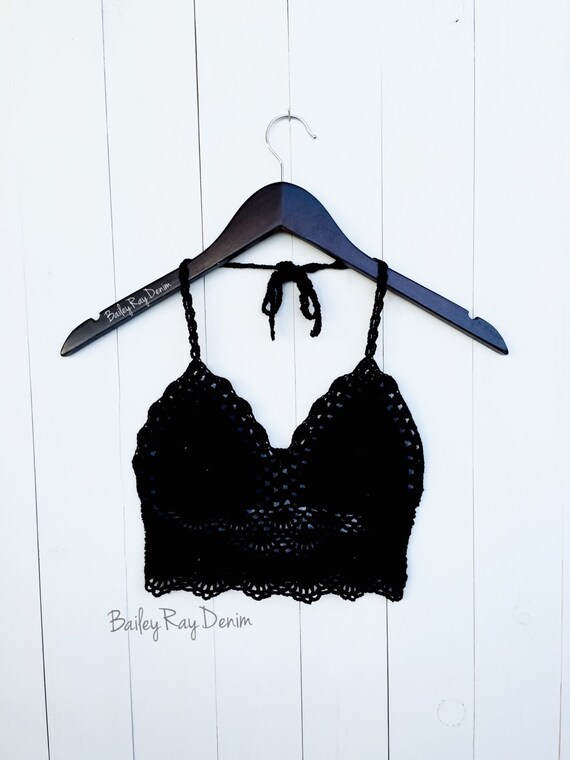Crochet Crop Top Boho Hippie White Crochet Top Halter Top Etsy