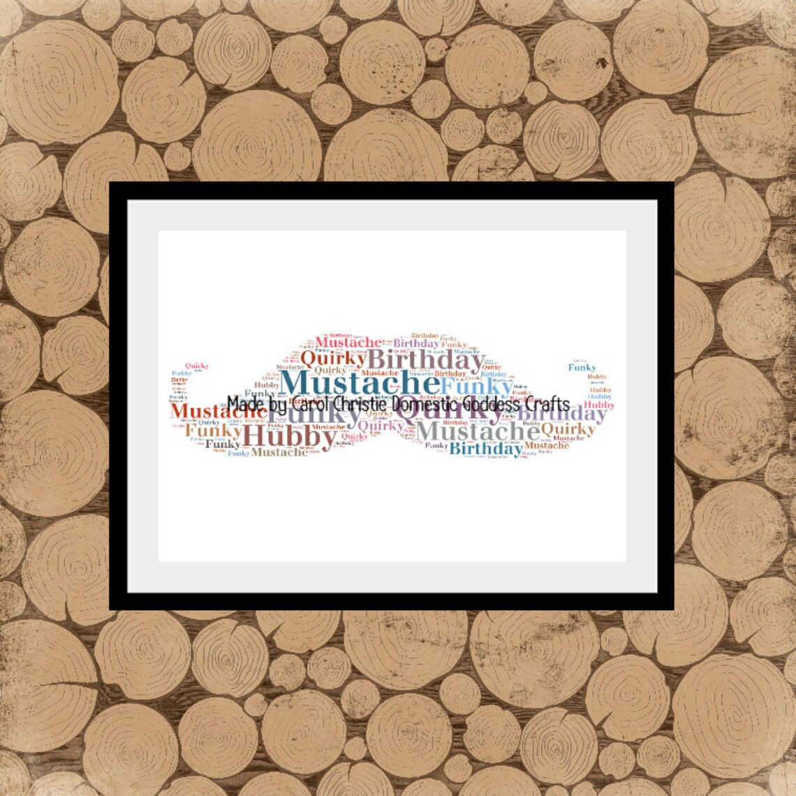 Moustache Word Artmoustache Word Cloud Mustache Word - Etsy