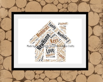 House Word Art - Etsy