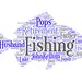 Fishing Word Art, Personalised Fishing Print, Fishing Word Cloud ...