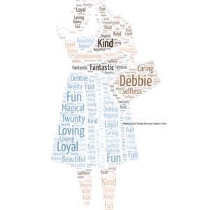 Personalised Dorothy Print, Dorothy Word Art, Dorothy Word Cloud ...
