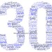 30th Birthday Gift 30th Word Art 30th Word Cloud 30th - Etsy