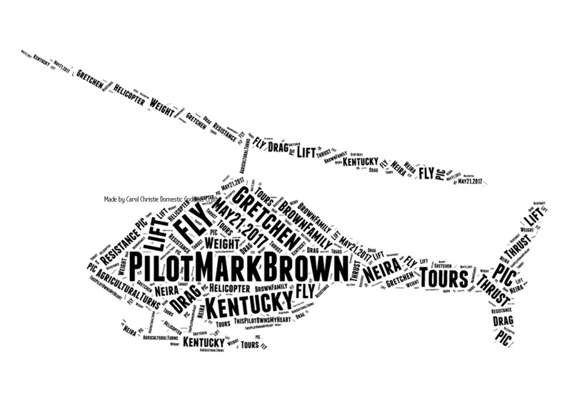 Helicopter Word Art Personalised Helicopter Print Helicopter | Etsy