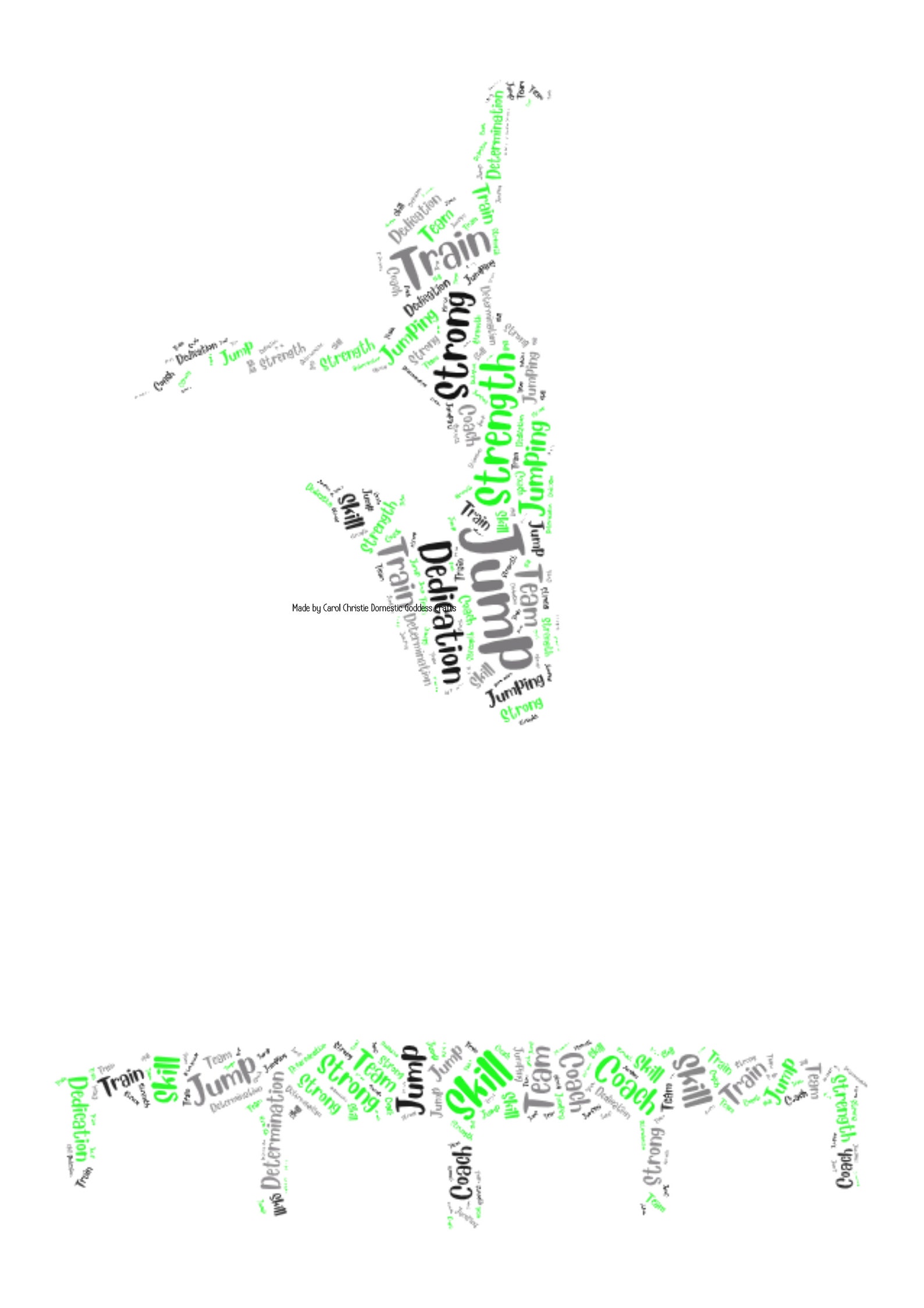 Trampoline Word Collage Trampolinist Print Trampoline - Etsy