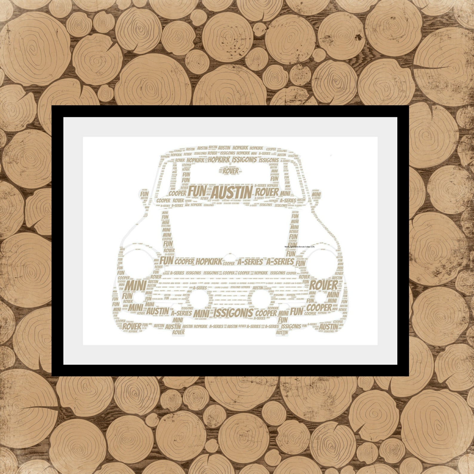 Mini Print, Mini Word Art, Mini Cooper Print, Mini Word Collage, Mini ...