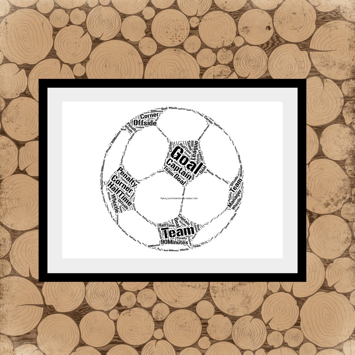 Football Word Art Football Wordle Football Word Collage | Etsy