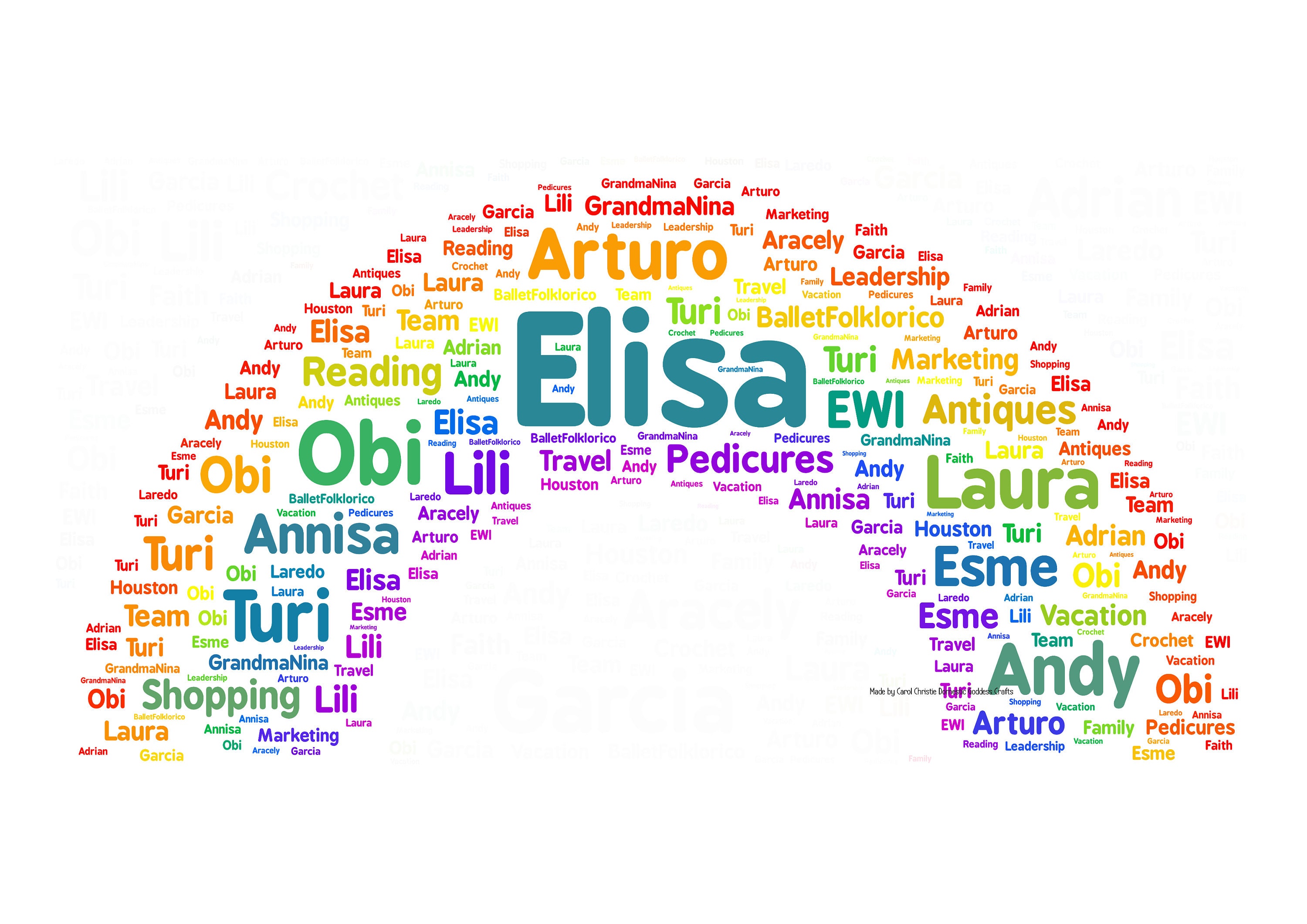 Personalised Rainbow Print Rainbow Word Art Rainbow Word - Etsy UK