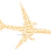 Aeroplane Word Art, Personalised Plane Print, Airplane Word Collage ...
