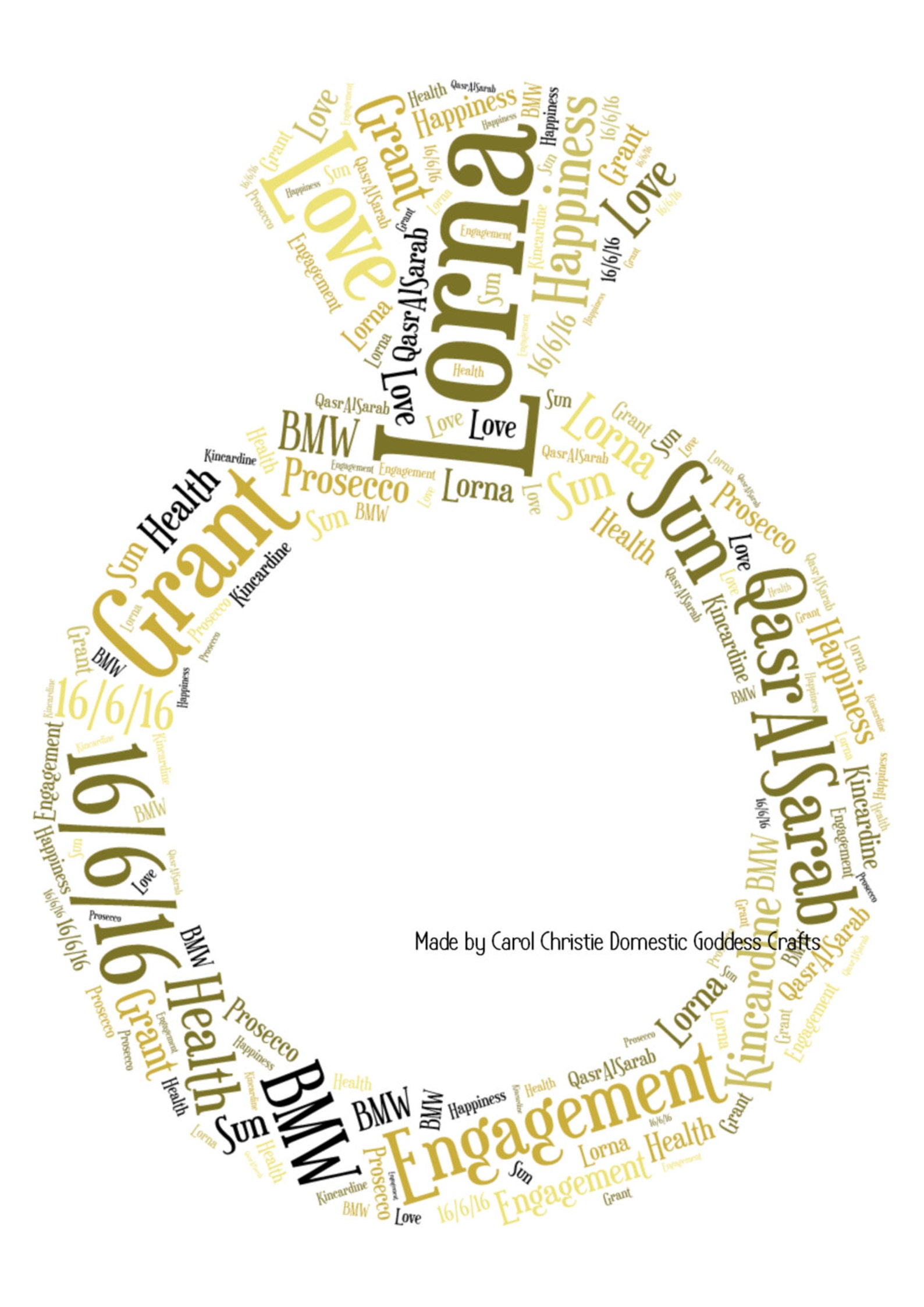 Engagement Ring Word Artword Art Ring Word Cloudengagement - Etsy