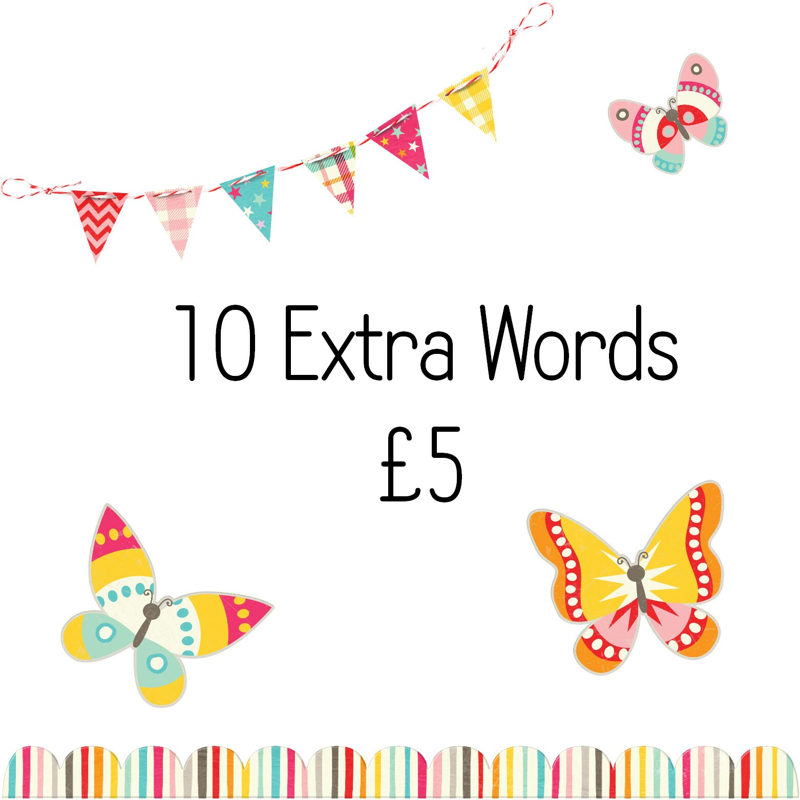 Buy Ten Extra Words for Personalised Word Collages, Ten Extra Words for ...